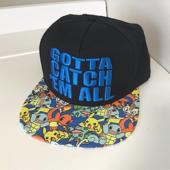 Pokemon | Accessories | Vintage Pokmon Gotta Catch Em All Flat Bill ...